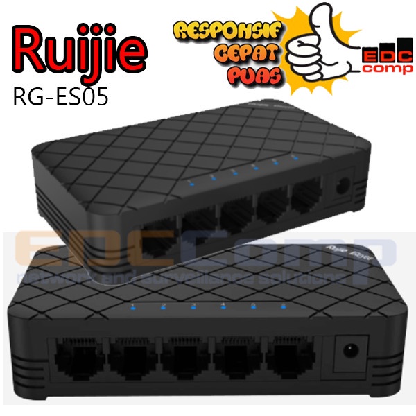 Jual RUIJIE RG-ES05 5 Port 10/100 Plastic Case Unmanaged Switch ...
