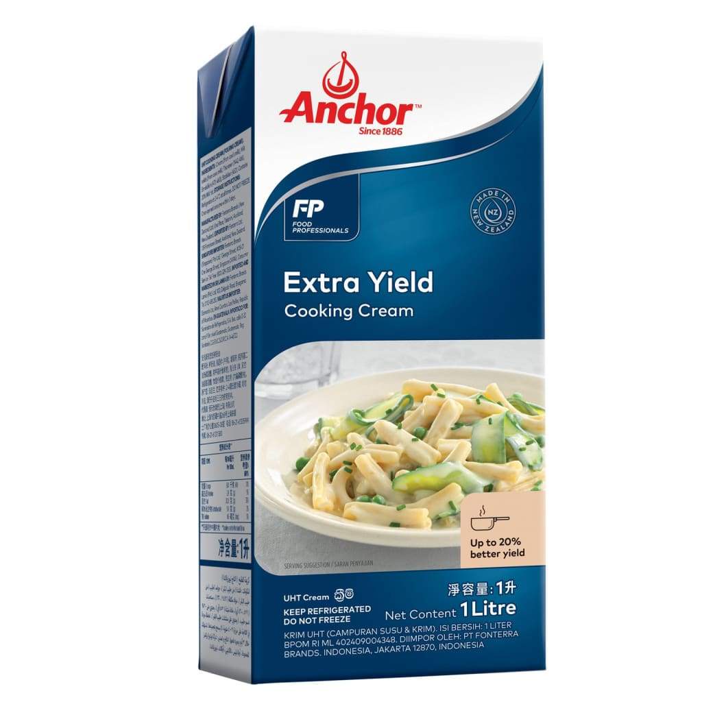 Jual Anchor Extra yield Cooking cream 1lt, ed Juni 25 | Shopee Indonesia