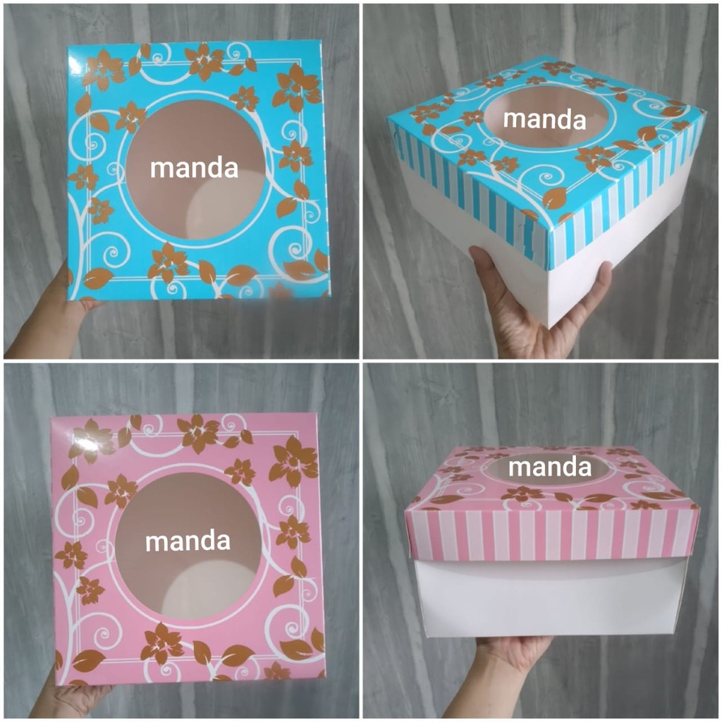 Jual Kardus dus kotak hampers hantaran kue tart puding tinggi 12 cm ...