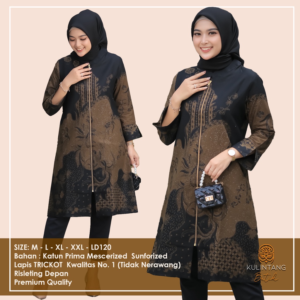 Jual Kulintang Batik - Tunik Batik Wanita Modern Terbaru Kekinian Motif ...