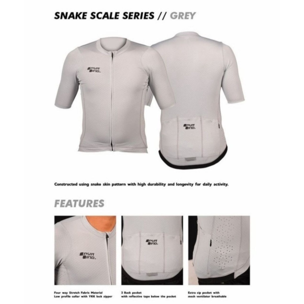 Jual Jersey PVR Roadbike SNAKE SKIN SCALE Series - Jerseys Sepeda XC ...