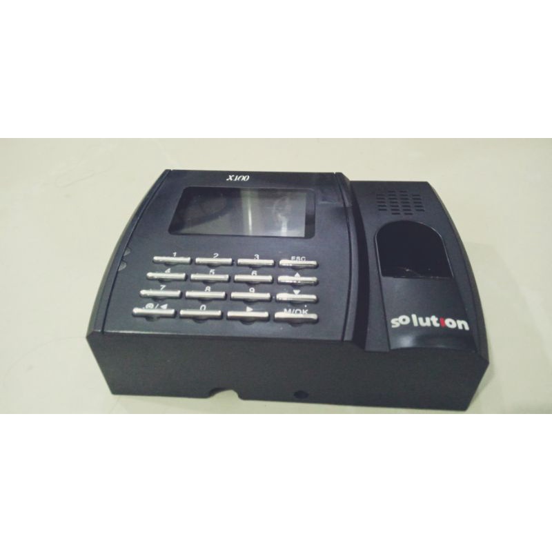 Jual Solution X100C Fingerprint Mesin Absensi Sidik Jari | Shopee Indonesia