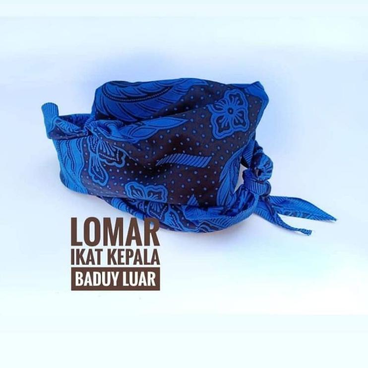 Jual Serbuuuu.. ikat kepala khas suku baduy banten LOMAR SLAYER BADUY ...