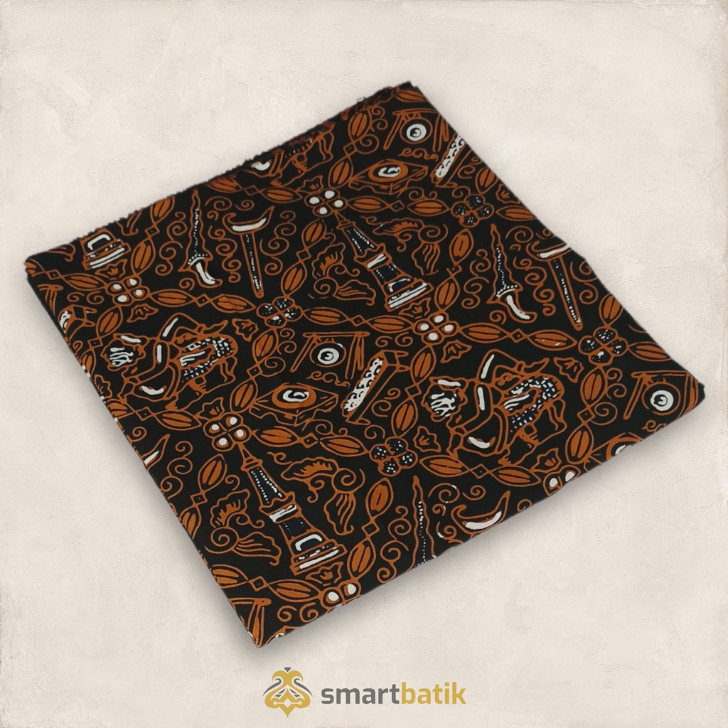 Jual Batik Khas Jogja Motif Pesona Yogyakarta Hitam Sogan (Tulis ...
