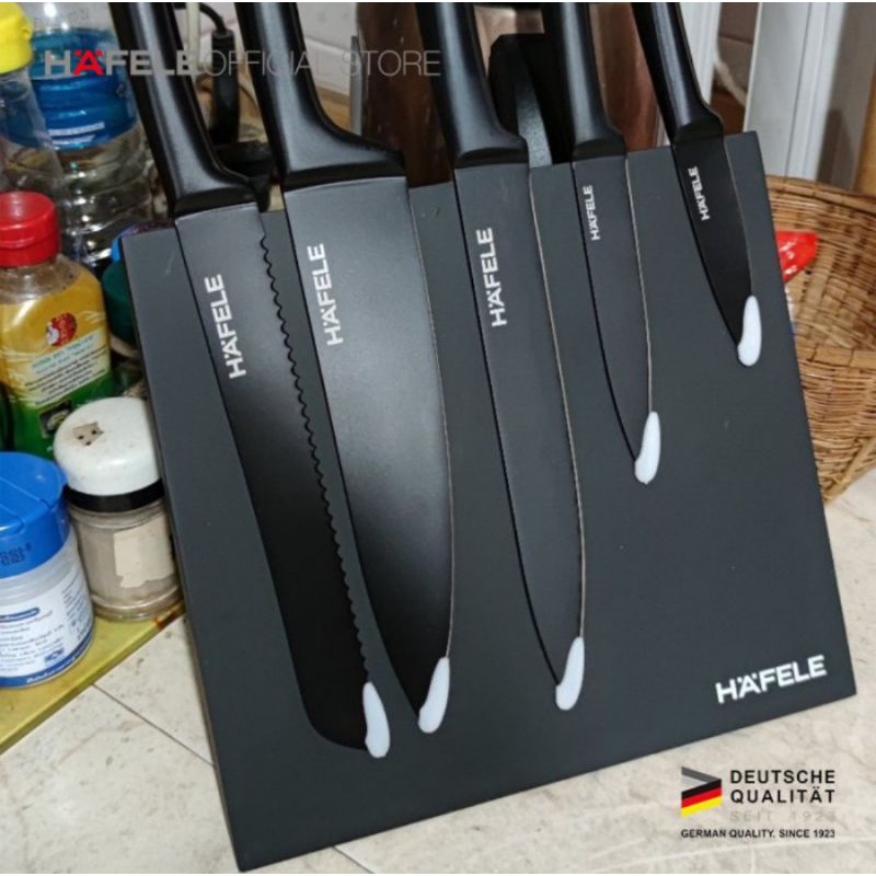 Jual Hafele Magnetic Stand Knife Set - Pisau Set Premium - Pisau Set ...