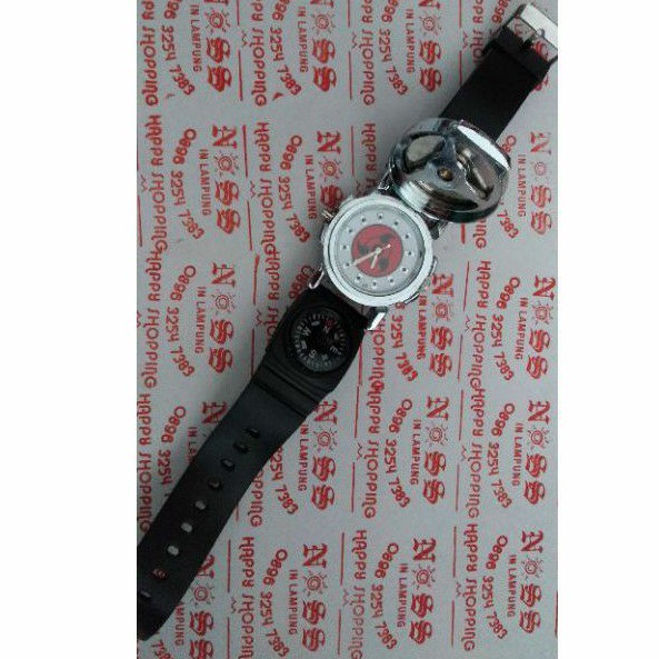 Jual Jam Tangan Anime Naruto Sharingan Kompas | Shopee Indonesia