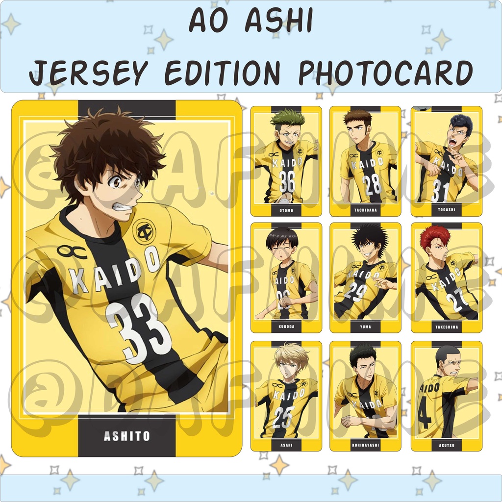 Jual AO ASHI JERSEY EDITION PHOTOCARD ANIME | Shopee Indonesia