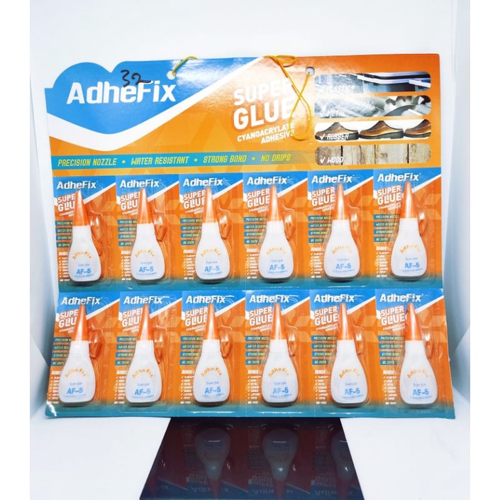 Jual Lem Adhefix/ lem Korea/ lem cair serbaguna/ isi 12pcs | Shopee ...