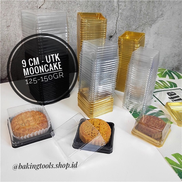 Jual Mooncake tray tutup 125gr / tray mika moon cake/ Mooncake case ...
