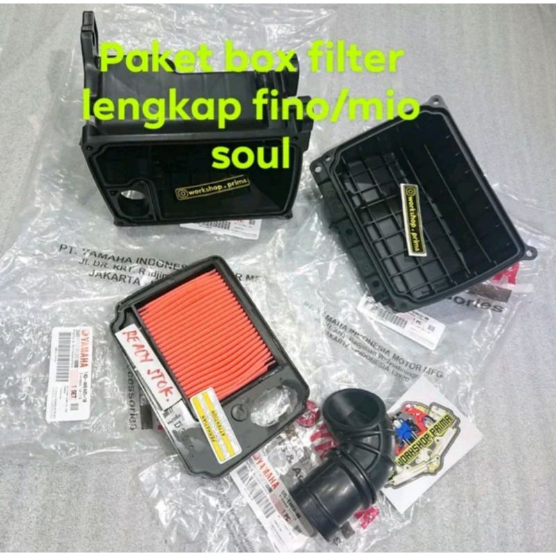 Jual paket komplit box boks bok saringan rumah filter udara Mio Soul ...