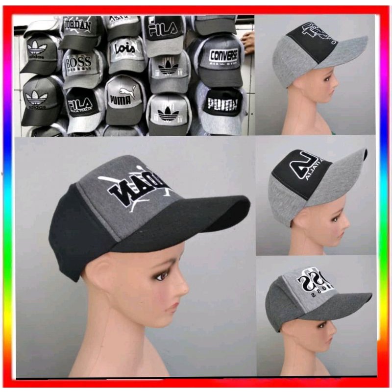 Jual Topi Baseball / topi kaos sablon / topi built'up / topi billap ...