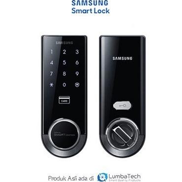 Jual Kunci Pintu Digital - Samsung Smart Lock Shs 3321 | Pin And Cards | Shopee Indonesia