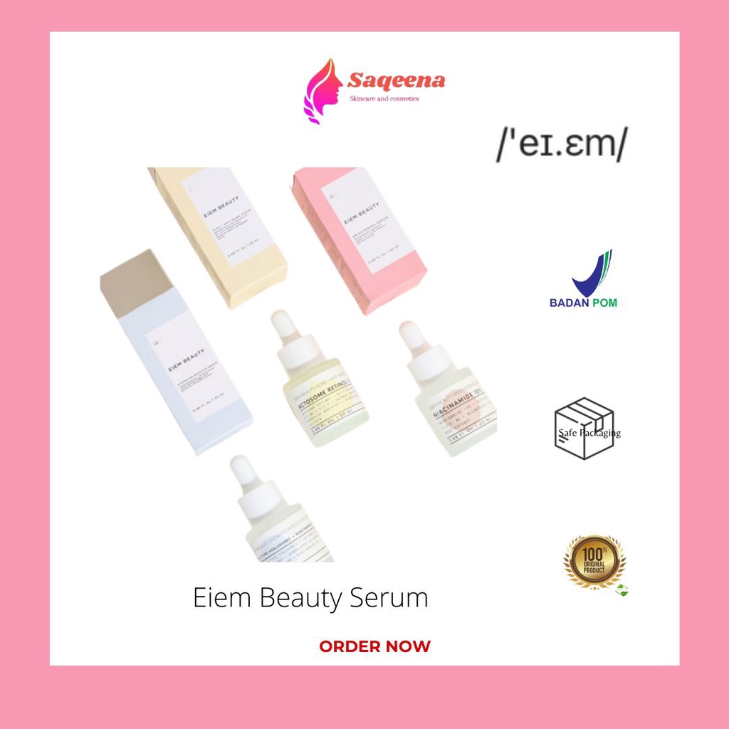 Jual Eiem Beauty Brightening Serum, Acne + Anti Aging Serum, dan ...