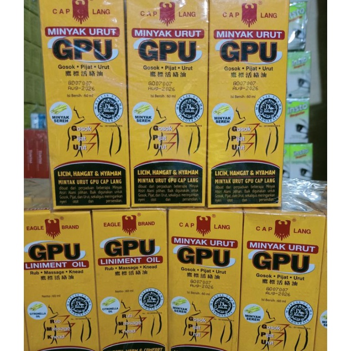 Jual GPU Cap Lang Minyak Urut 60ml | Shopee Indonesia