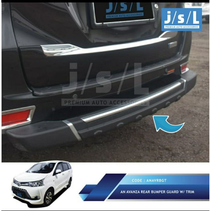 Jual Pengaman bumper belakang all new avanza rear bumper jsl | Shopee ...