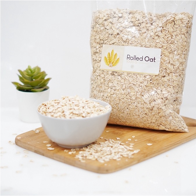 Jual Regular Rolled Oat 1 Kg - Oatmeal Sarapan Gandum Utuh Premium ...