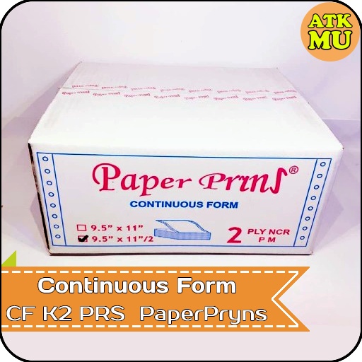 Jual Kertas Continuous Form 9,5" x 11"/2 2 PLY NCR K2 PRS PaperPryns ...