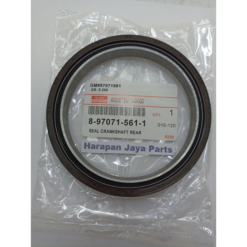Jual SEAL KRUK AS,CRANKSHAFT BELAKANG PANTHER 2500CC Besi 8-97071561-1 ...