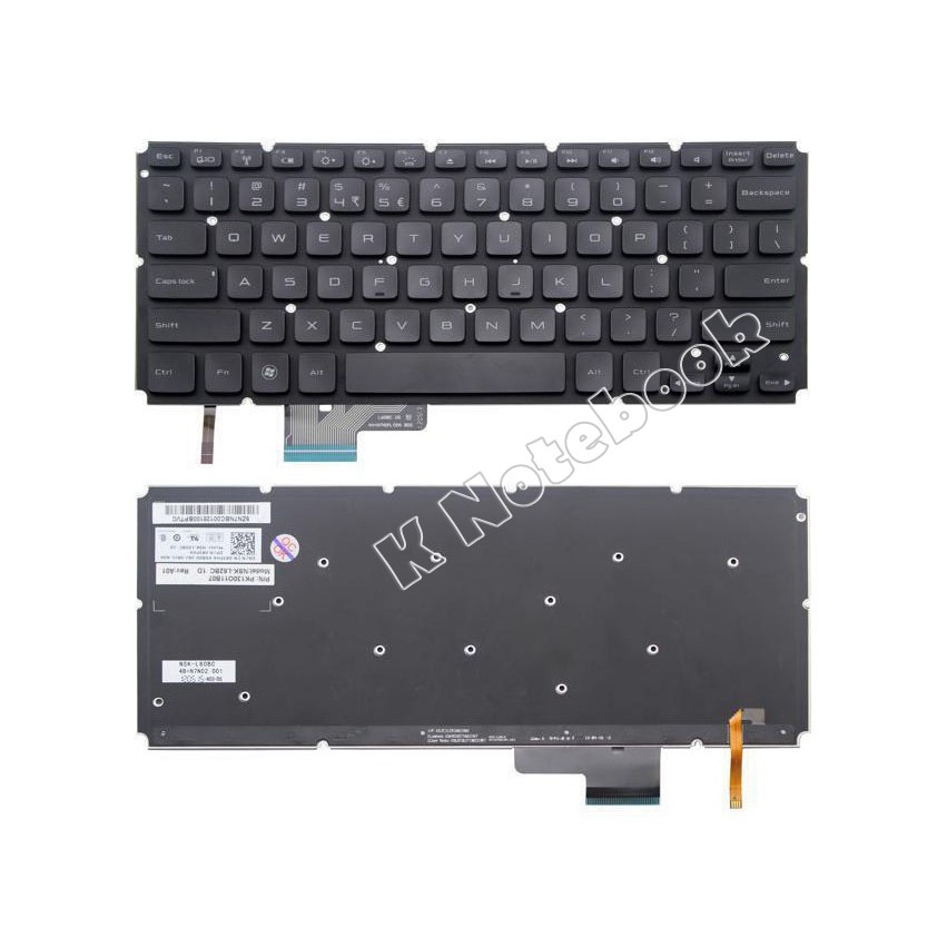 Jual Keyboard Dell XPS 14 L421X 15 L521X Black Backlit / Backlight ...