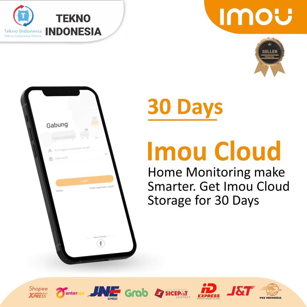 Jual IMOU Cloud Storage Card 30 Days Playback Monthly Kartu 30 Hari ...