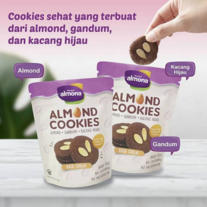 Jual Almona Almond Cookies / Booster Asi / Pelancar Asi | Shopee Indonesia