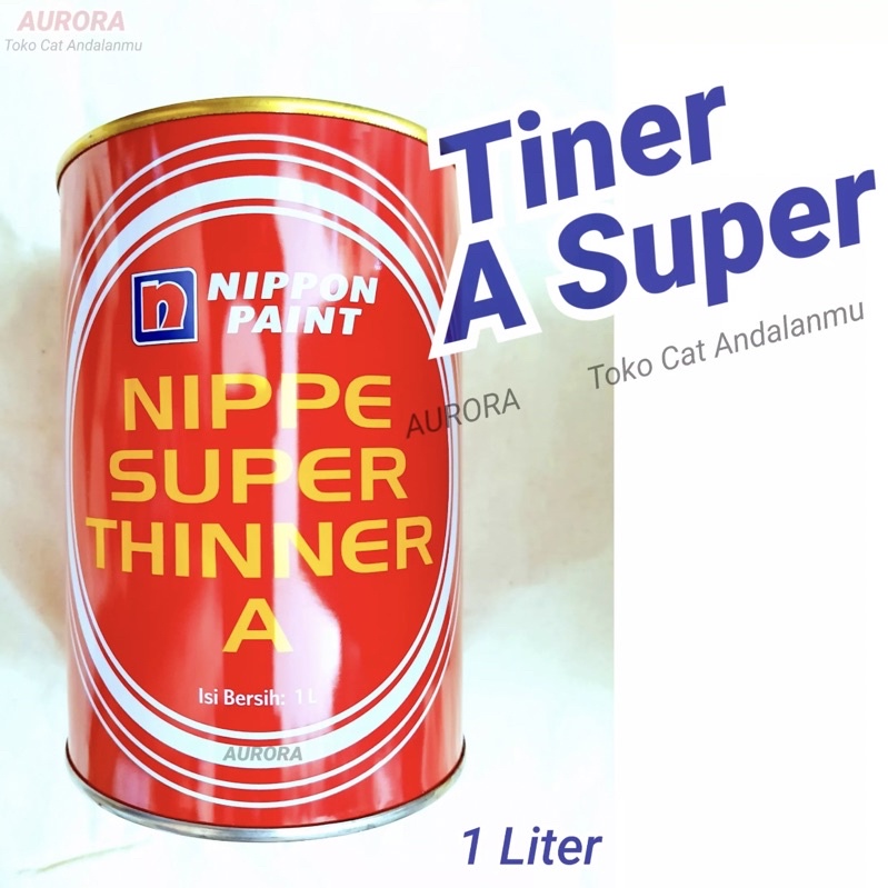 Jual Thinner Nippe Super A 1L / Tiner Special Nippon Paint / Tinner Spesial 1 Liter 1Kg Biasa ...