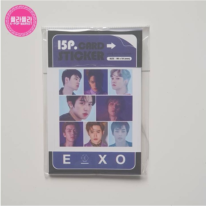 Jual Stiker Kartu Set K-POP EXO Gong Yoo IKon Iz*One IU Lee Minho ...