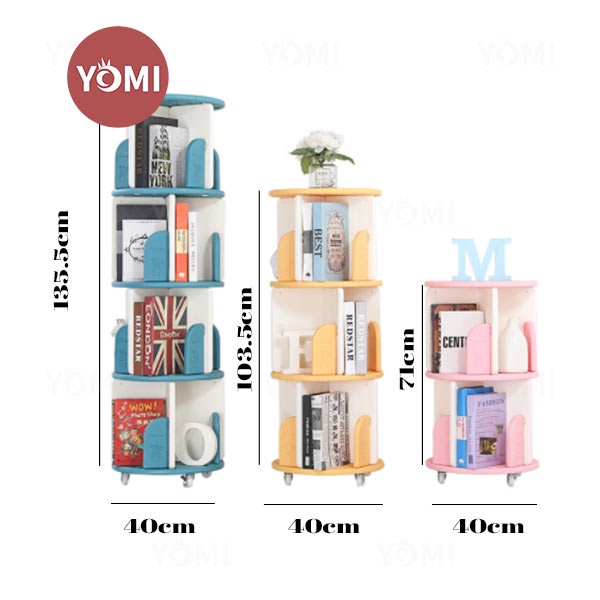 Jual YOMI- Putar Rak Buku Anak S63/ Rak Buku Serbaguna Tempat ...