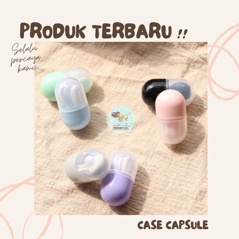 Jual NEW !! Case Capsule / case kapsul / Tempat softlen mini / travel ...