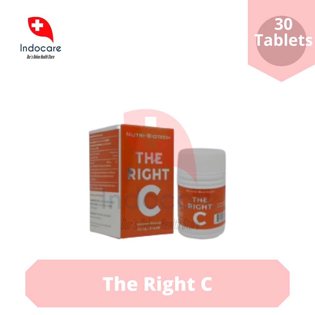 Jual Nutri Biotech The Right C 30 Tablet/Botol | Shopee Indonesia