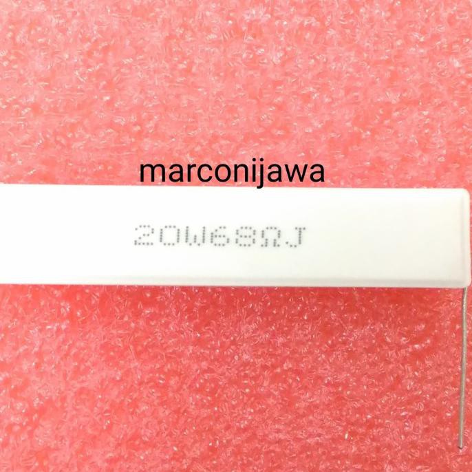 Jual Resistor 20W 68 Ohm Putih Bagus Marcojiw99 Dijamin | Shopee Indonesia