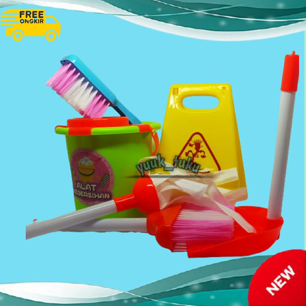 Jual Mainan Anak Edukasi perempuan Alat alat Kebersihan cleaning set ...