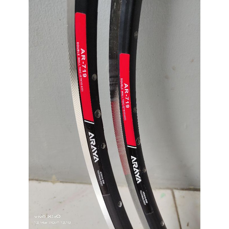 Jual VELK RIMS merk araya ukuran 700c atau 622 seri Ar 719 hole 32 dan ...