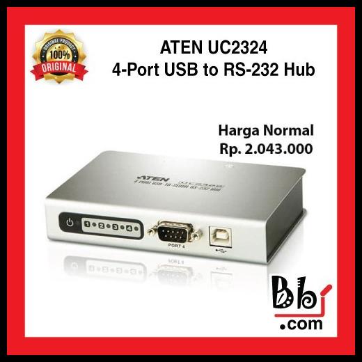 Jual Aten 4-Port Usb To Rs-232 Hub Uc2324 | Shopee Indonesia