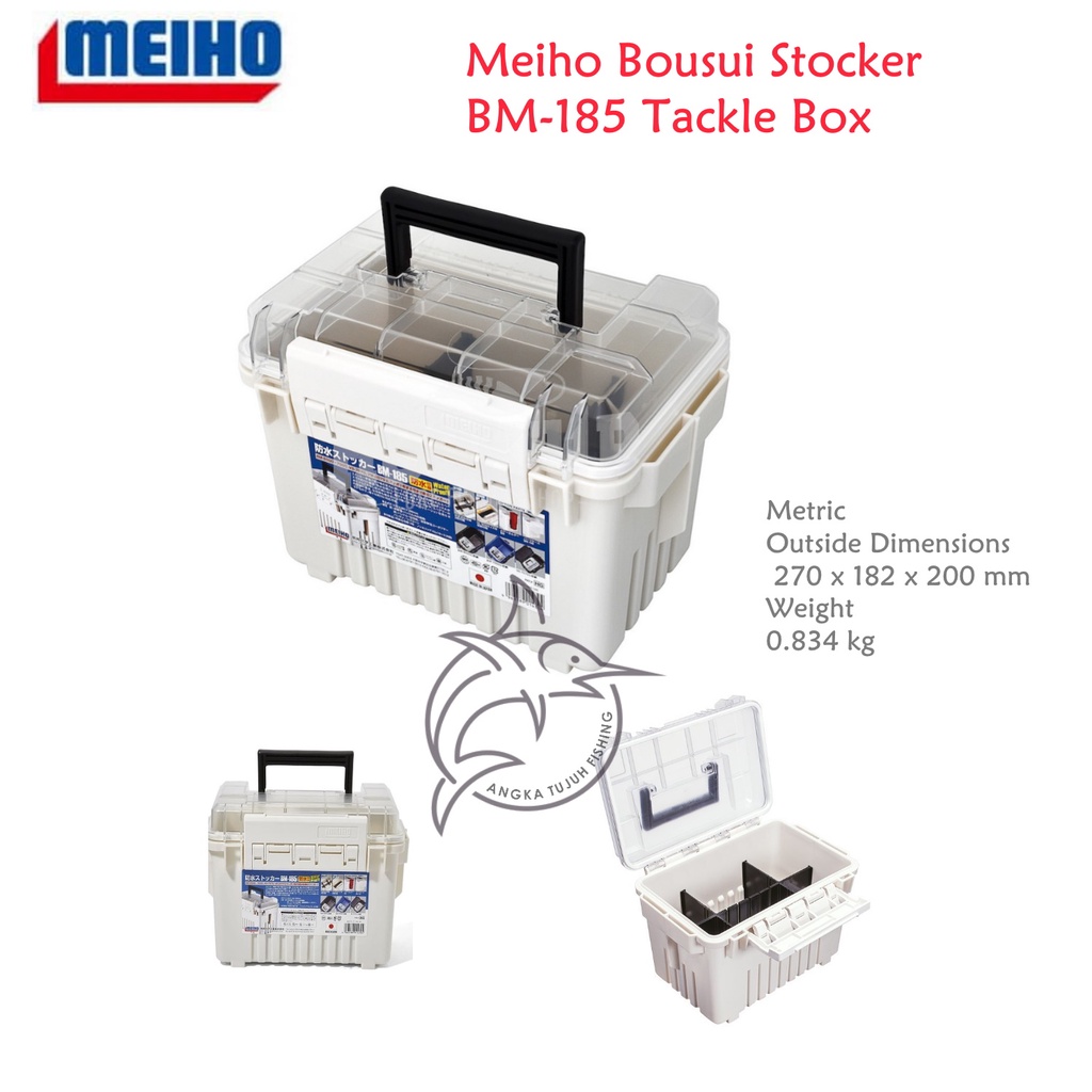 Jual Meiho Bousui Stocker BM-185 Tackle Box Pancing | Shopee Indonesia