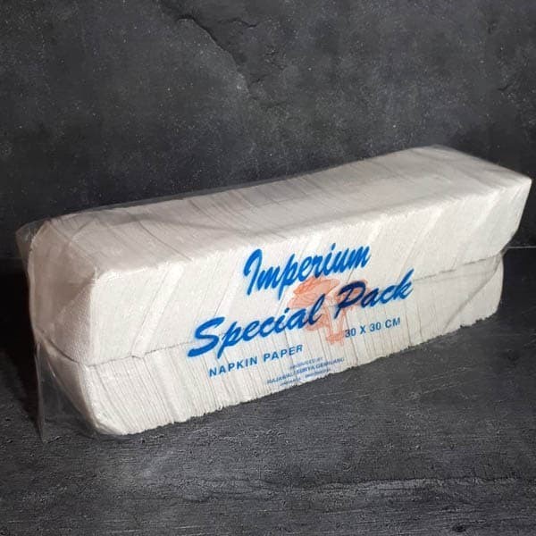 Jual Tisu Napkin Imperium P2 Logo Biru KW2 Tissue Makan P2B | Shopee ...