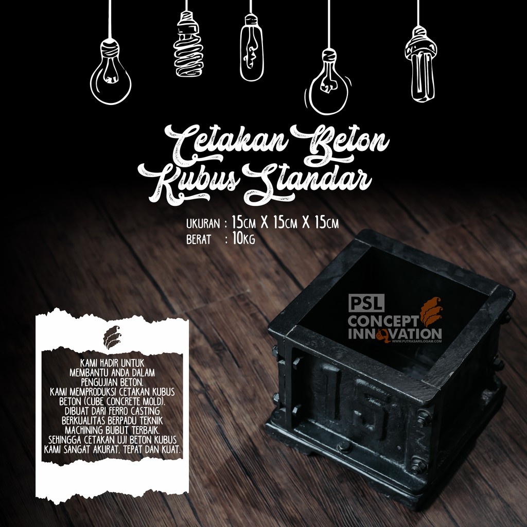 Jual CETAKAN KUBUS BETON 15x15x15 BESI CORAN PADAT | Shopee Indonesia
