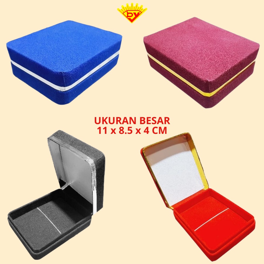 Jual [BISA COD] Box kotak Beludru Ukuran Besar | Shopee Indonesia