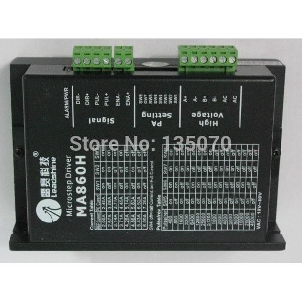 Jual New Original Leadshine Stepper Drive Ma860H 2 Phase Analog Stepper ...