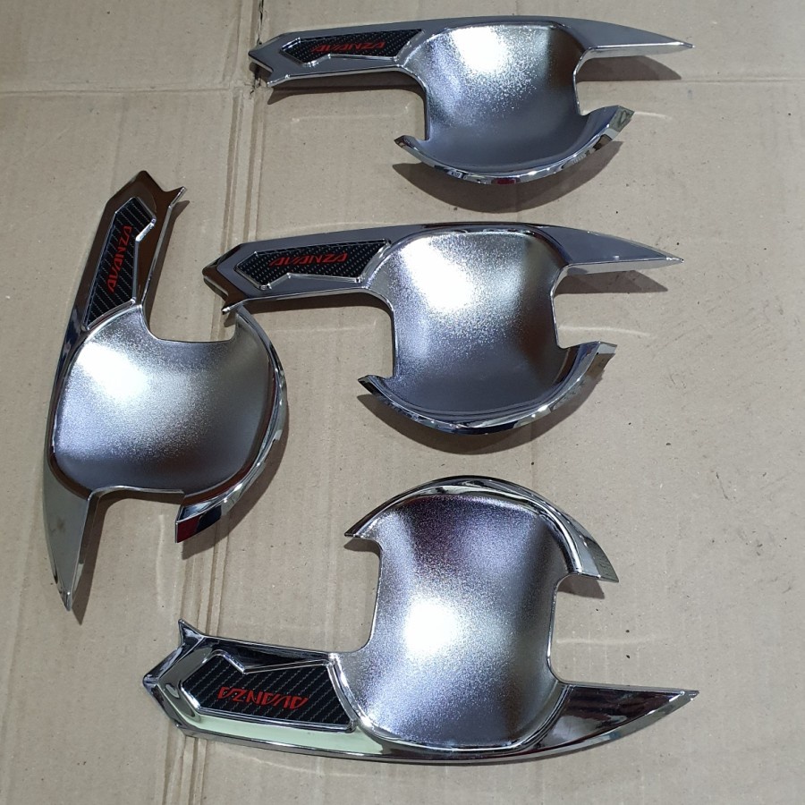 Jual Outer Cover Handle Chrome Mangkok Gagang Pintu Mobil Door Car All New Avanza Veloz | Shopee ...