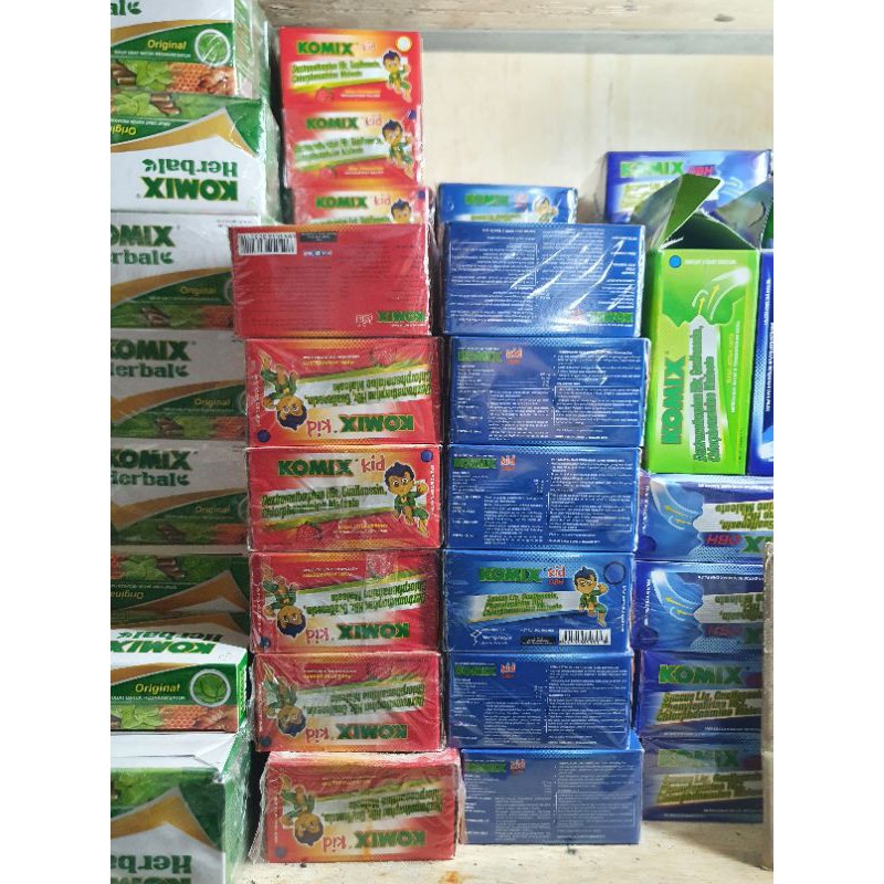 Jual Komix kids Syrup Sachet 1 pak besar (isi 3 dus) | Shopee Indonesia