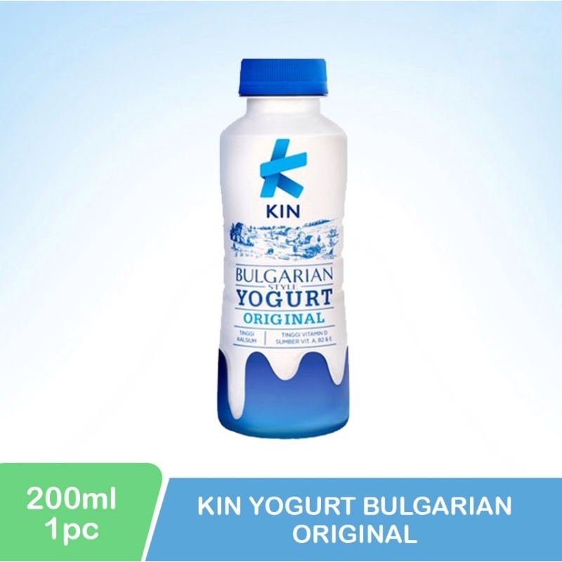 Jual KIN BULGARIAN YOGURT ORIGINAL 200 ml | Shopee Indonesia