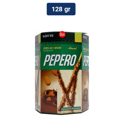 Jual Lotte Pepero Biskuit Stik Almond 128 gr | Shopee Indonesia