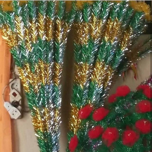 Jual 25 tangkai,, (2 warna) Bunga manggar, pokok kurma, daun ribu ribu ...