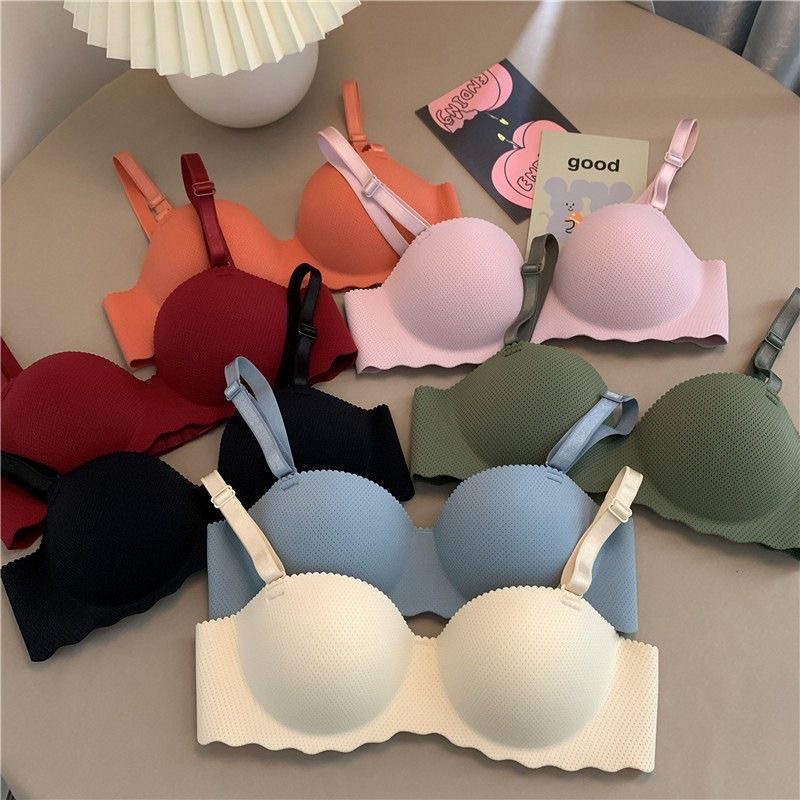 Jual Summer bra push up light and small chest gathered comfort simple ...