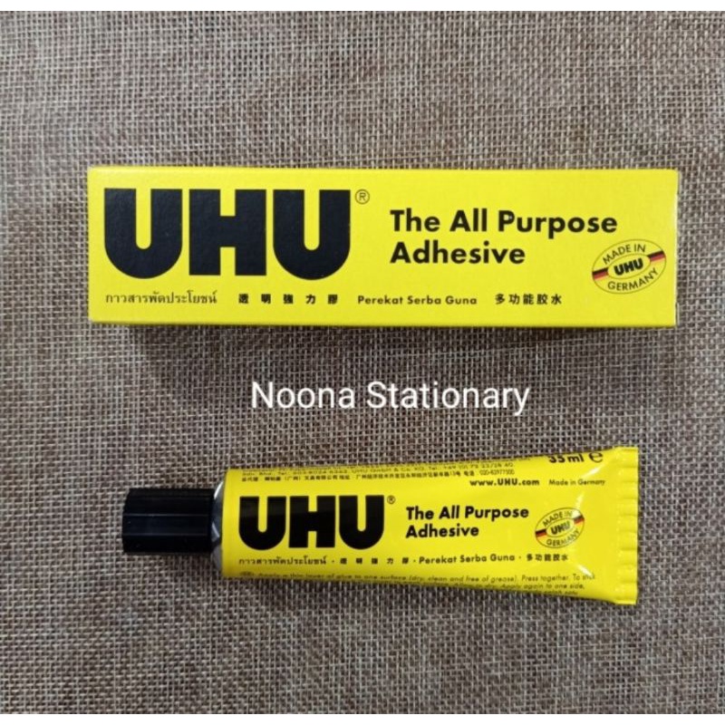 Jual UHU German Lem Cair 35ml / All Purpose Adhesive | Shopee Indonesia