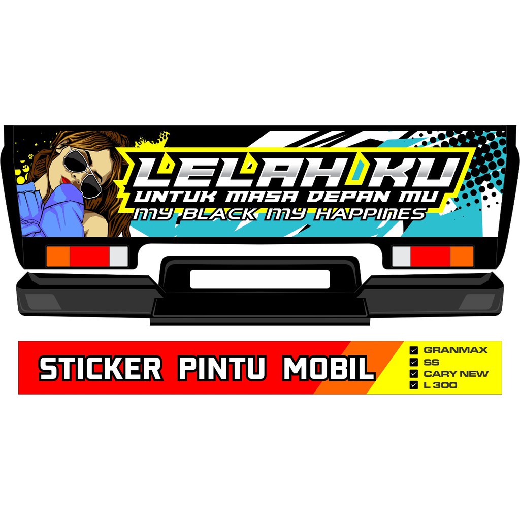 Jual Sticker Pintu Belakang Mobil Pick Up Panter / Grandmax / L300 ...