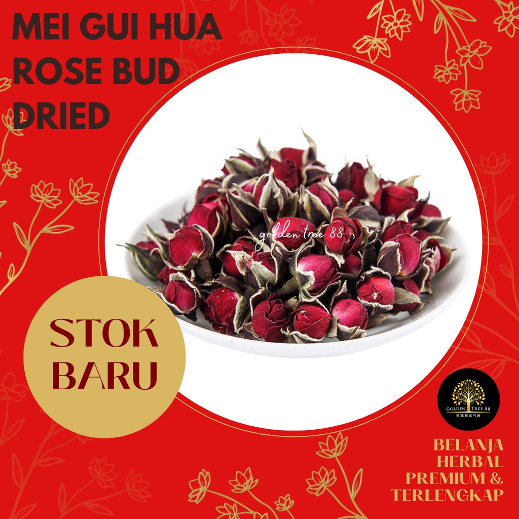 Jual 300 gram Mei Gui Hua Rose Bud Tea Teh Mawar Kering | Shopee Indonesia