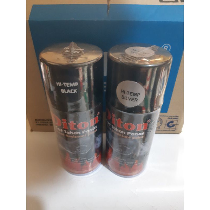 Jual PILOX PYLOX CAT SEMPROT DITON HI TEMP HITAM BLACK & SILVER - TAHAN PANAS 150CC | Shopee ...