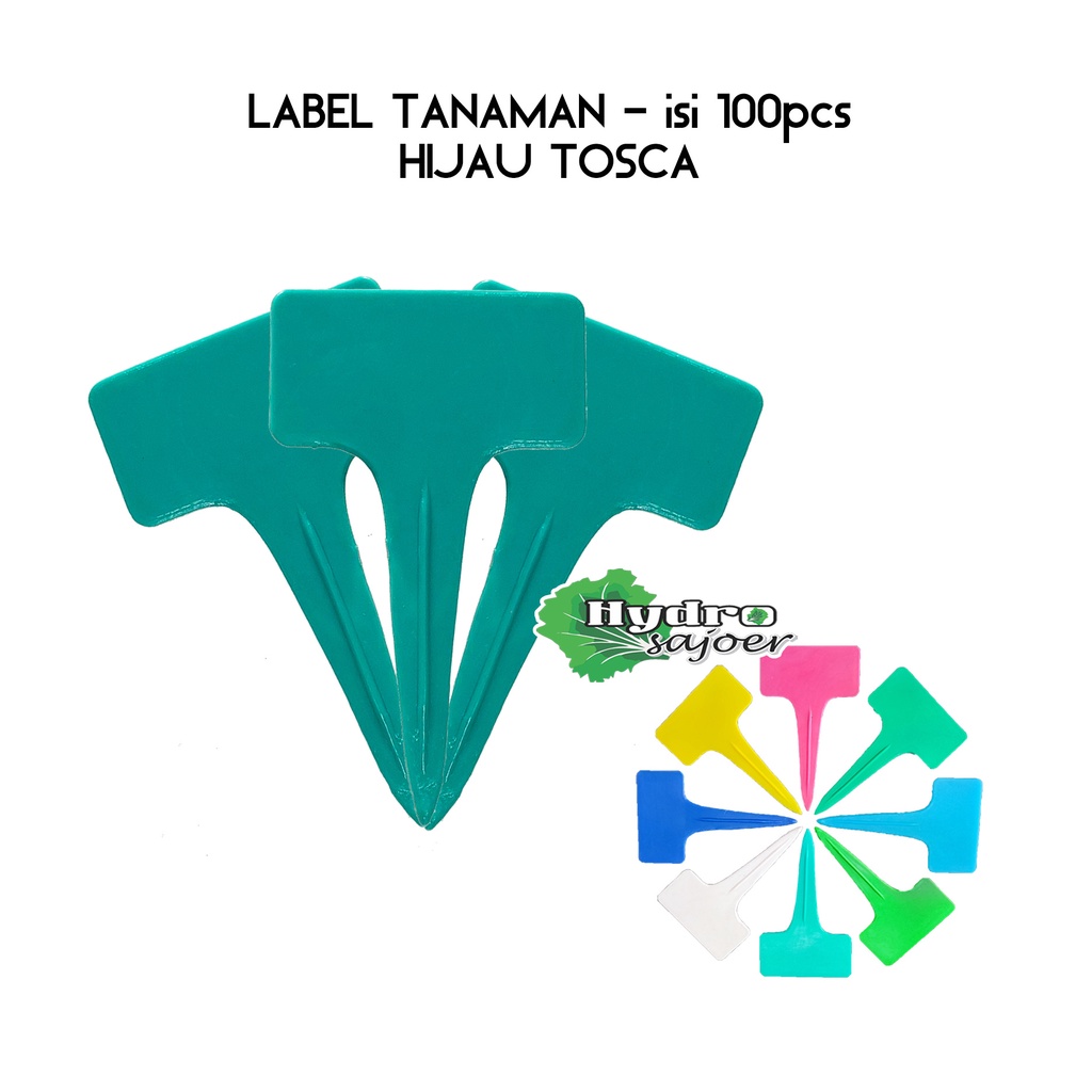 Jual Tag Name Label Tanaman Hijau Tosca - isi 100pcs | Shopee Indonesia